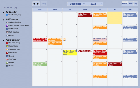 Parent Portal, School Email, Alerts, Calendar for Engagement