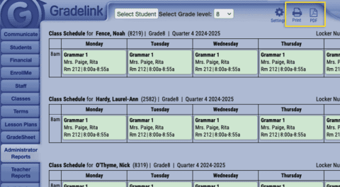 How to Master Gradelink Scheduling for Private Schools